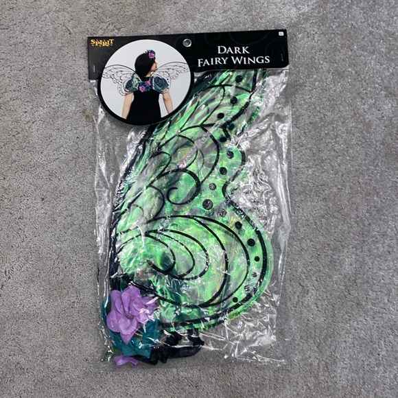 Hot Topic | Costumes | Spirit Halloween Dark Fairy Wings | Poshmark